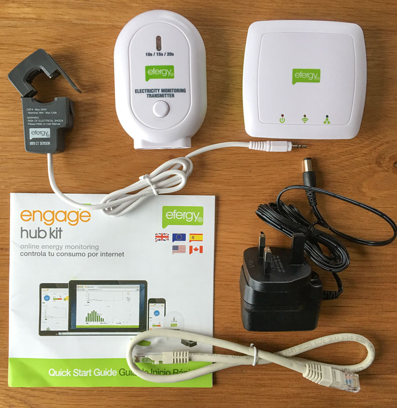Efergy Engage Hub Monitors Home Energy Consumption & PV Solar ...